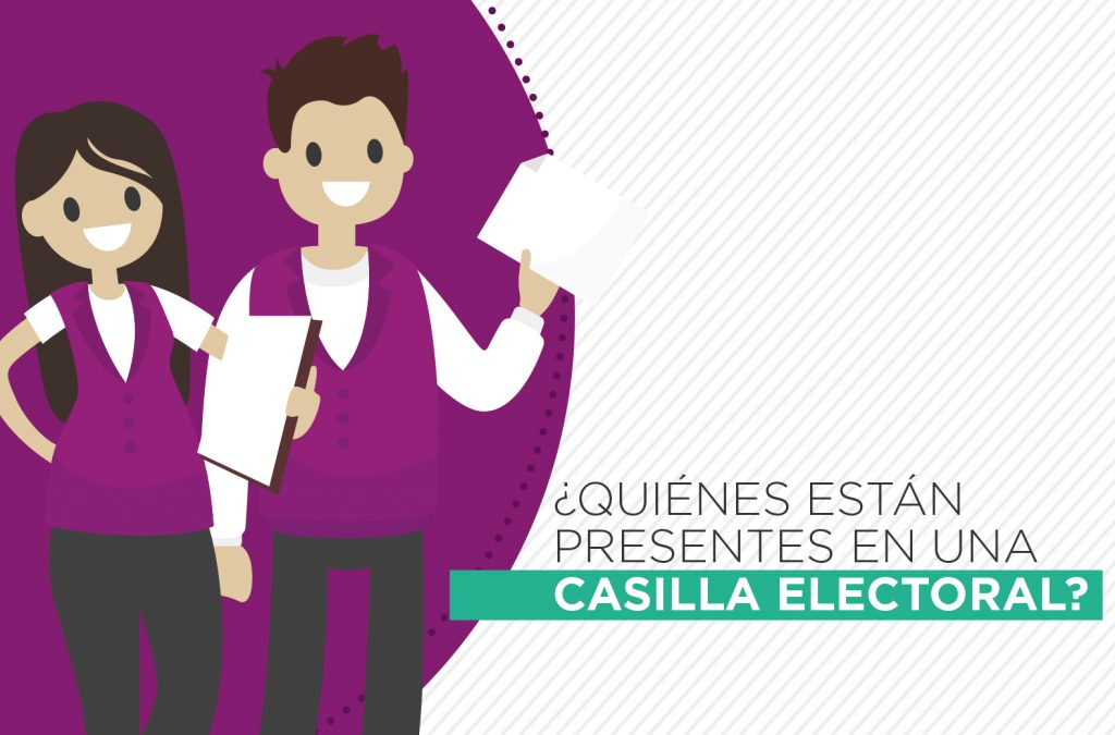 Estas son las personas que pueden estar presentes en las casillas ... Estas son las personas que pueden estar presentes en las casillas ...