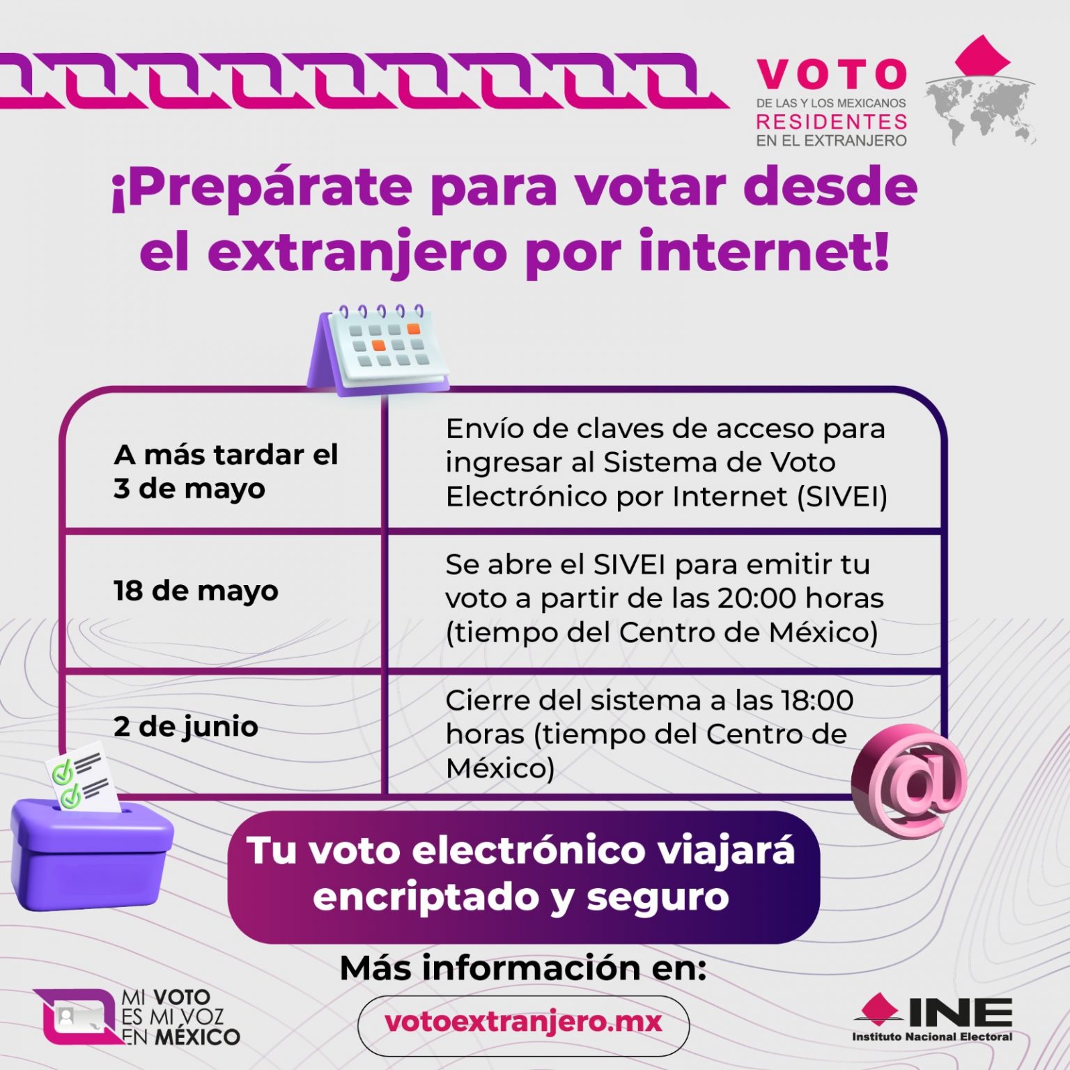 Si realizaste tu registro para emitir tu voto extranjero en la ...